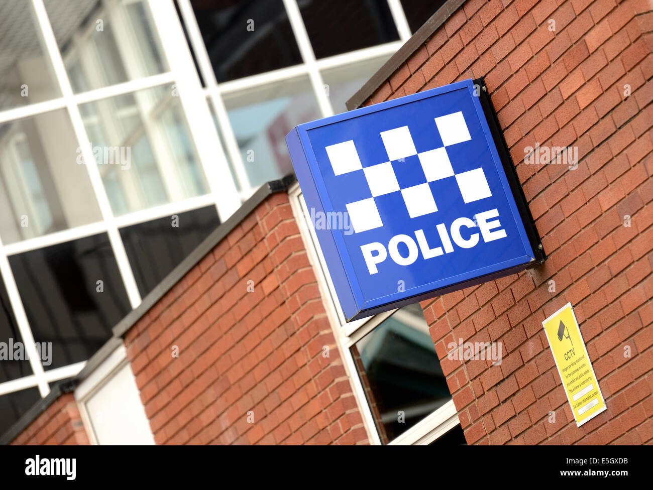 A Police Station Sign Stock Photo - Alamy