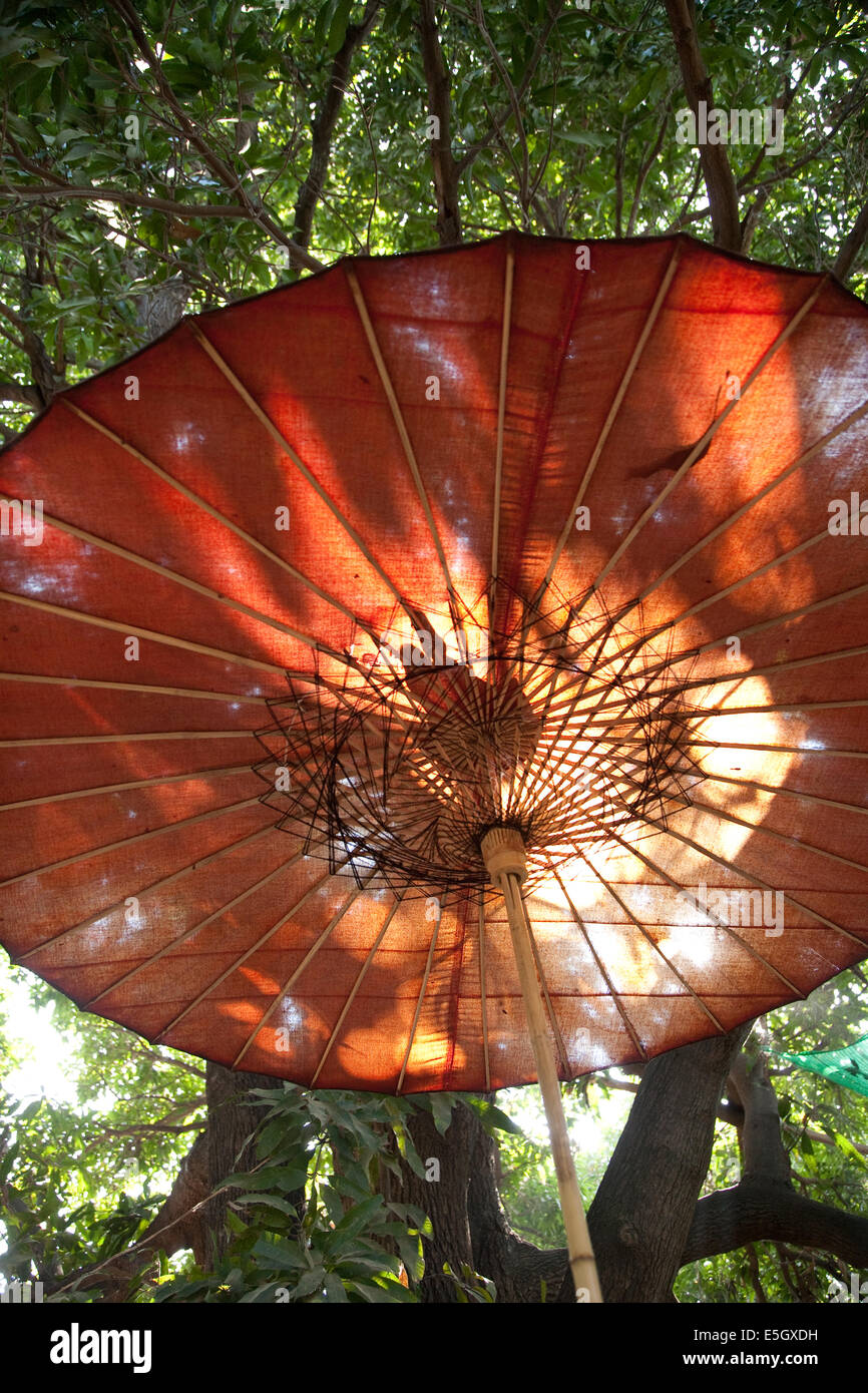 Traditional Pathein parasol, Myanamar (Burma Stock Photo - Alamy