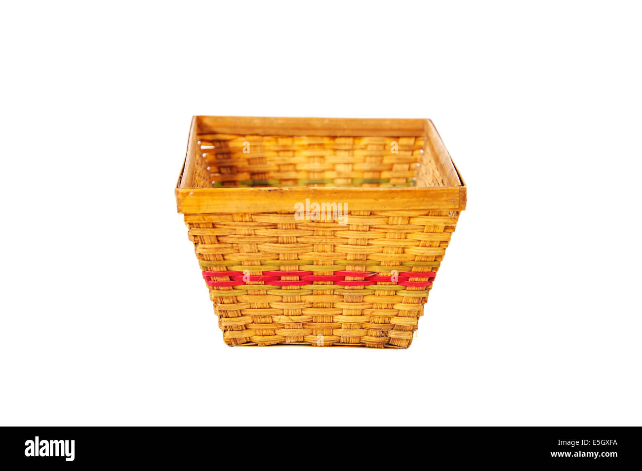 Basket made of bamboo wood hi-res stock photography and images - Alamy