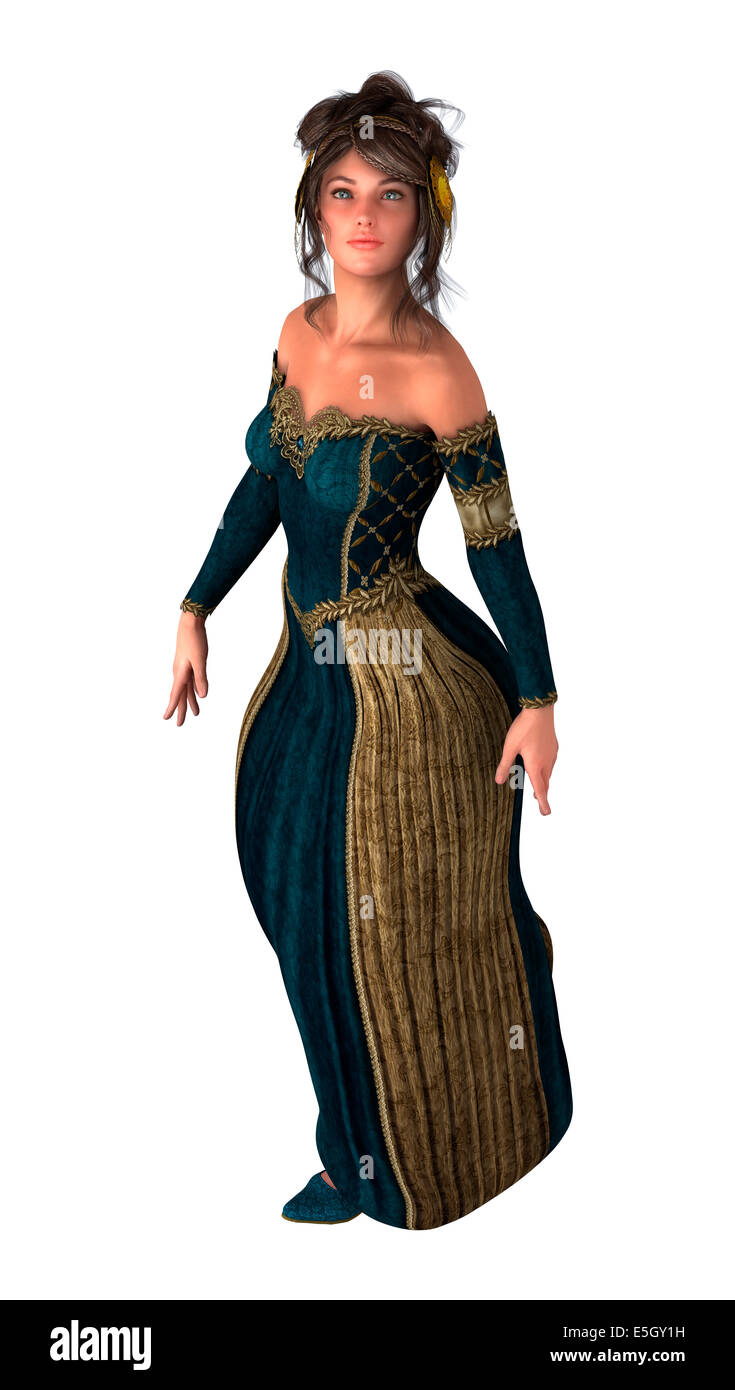 3d digital render beautiful princess hi-res stock photography and ...