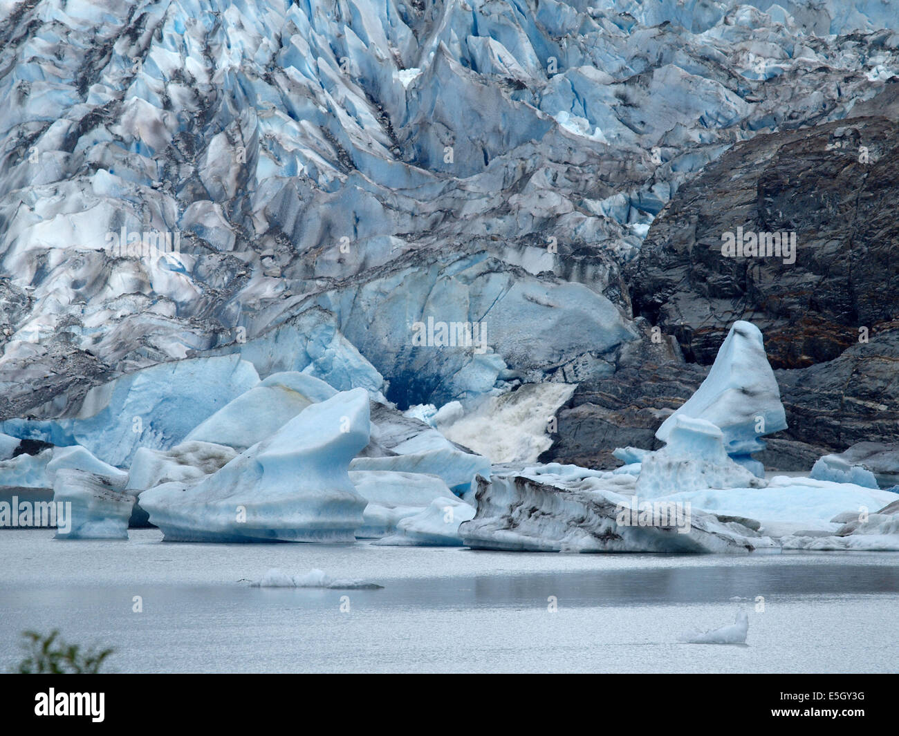 Iceberg mendenhall glacier juneau hi-res stock photography and images ...