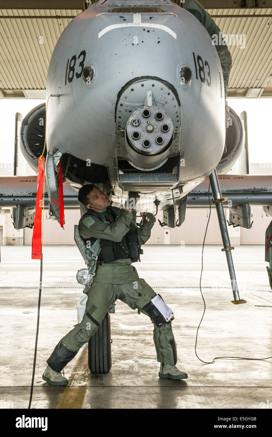 U.S. Air Force Lt. Col. Dan Walls, a pilot with the 25th Fighter ...