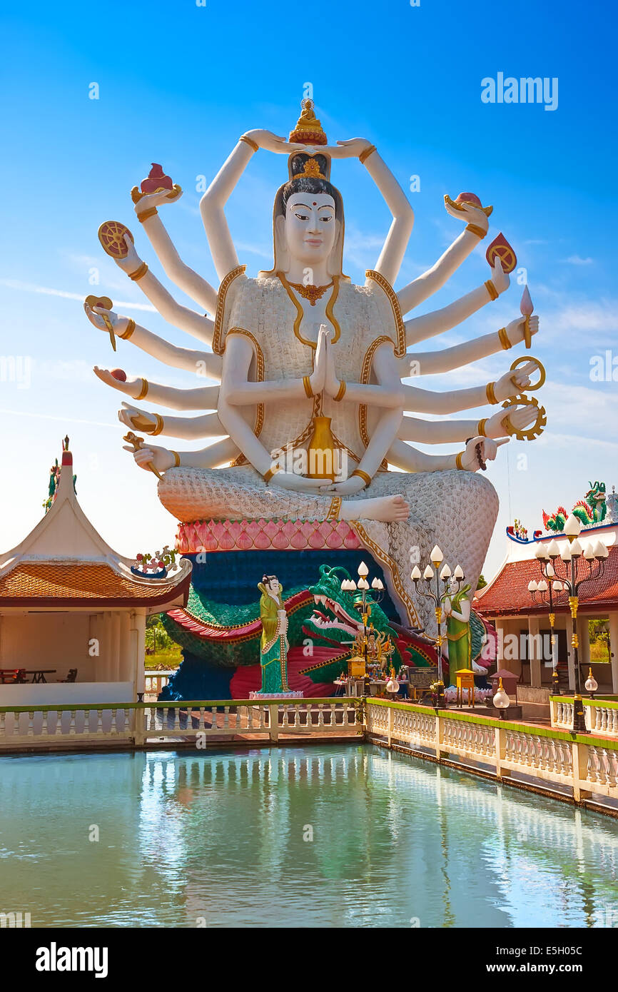 Statue of Shiva on Koh Samu,Thailand Stock Photo - Alamy