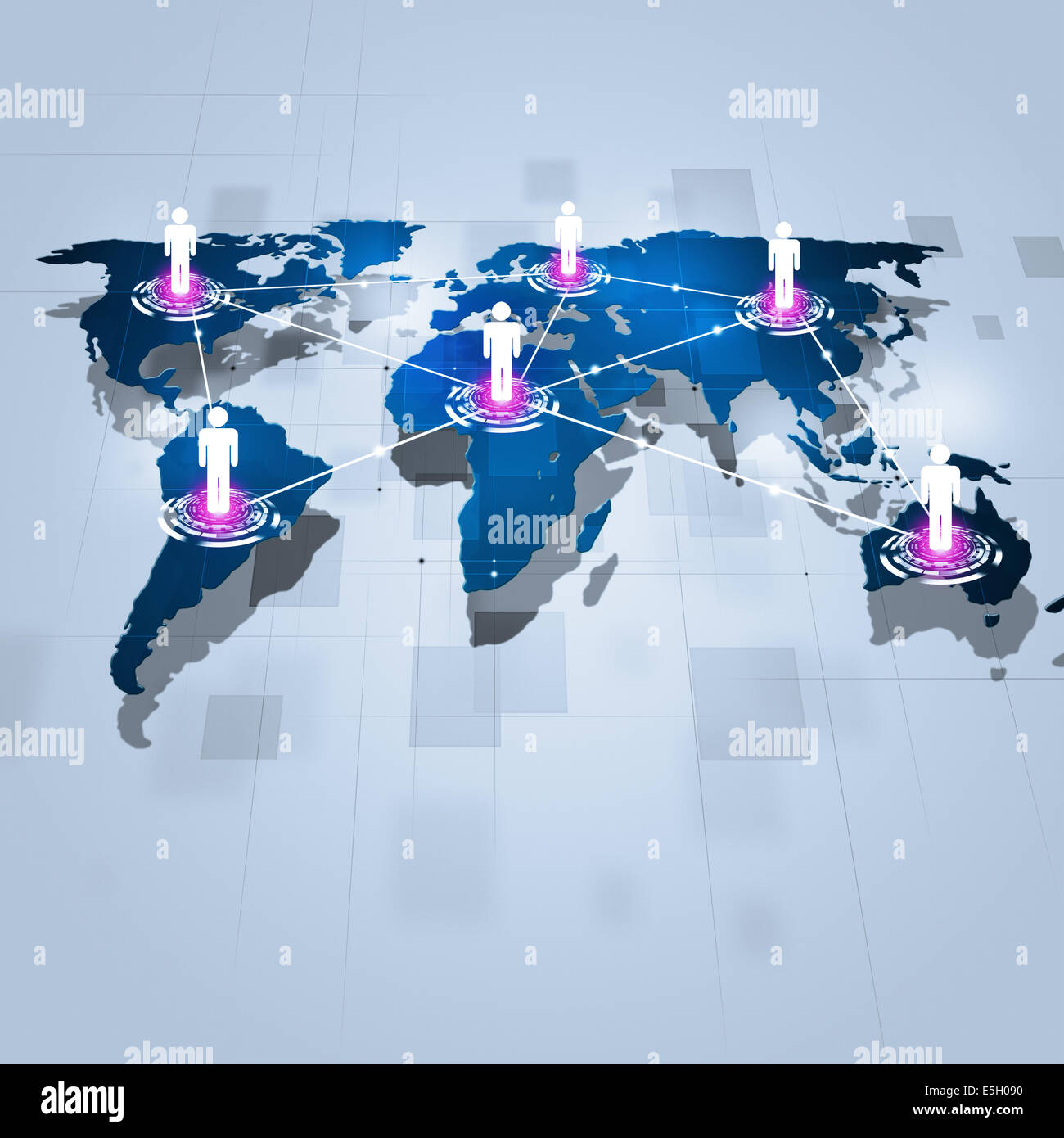 abstract business and technology concept communication background Stock ...