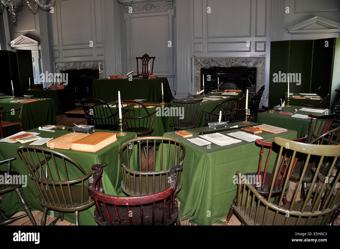 PHILADELPHIA, PENNSYLVANIA: The magnificent Assembly Room inside 1732 ...