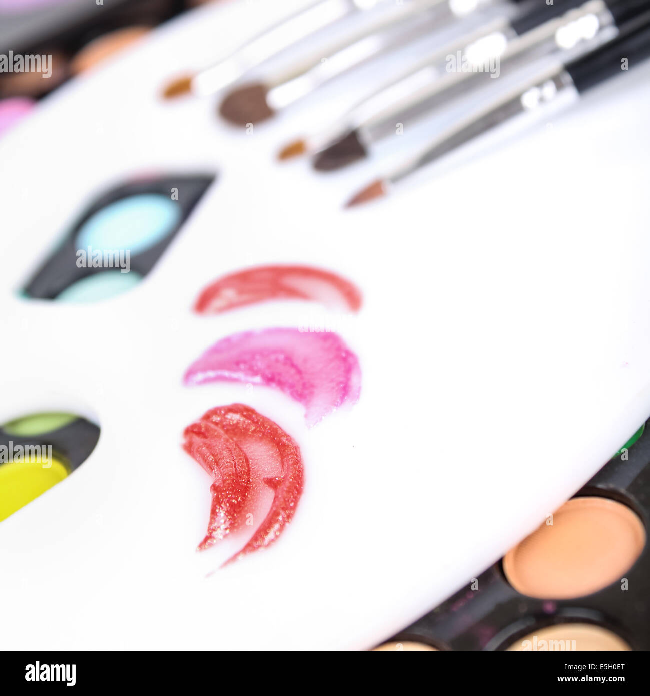 Professional tools for make-up artist, closeup Stock Photo - Alamy