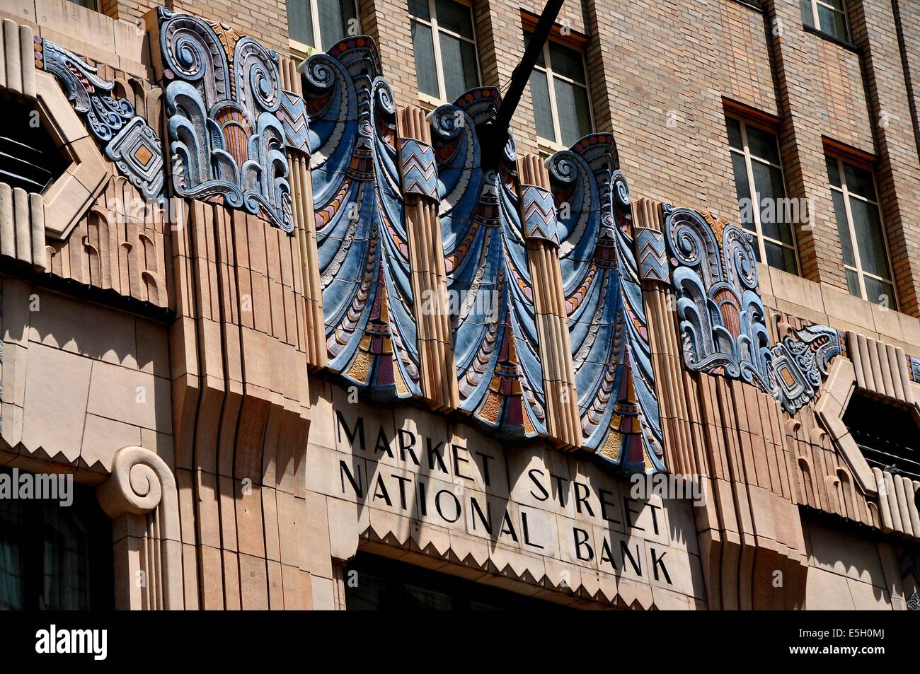 PHILADELPHIA, PENNSYLVANIA: Art Deco facade of the Market Street ...