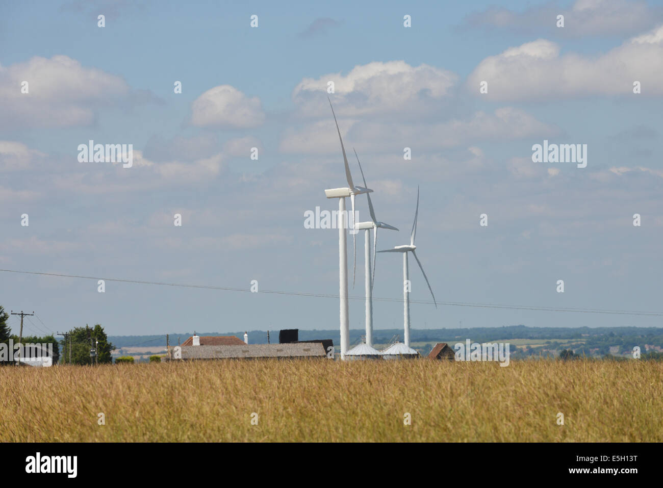 Wind farm Emberton wind farm located 2 miles east of Emberton in the ...