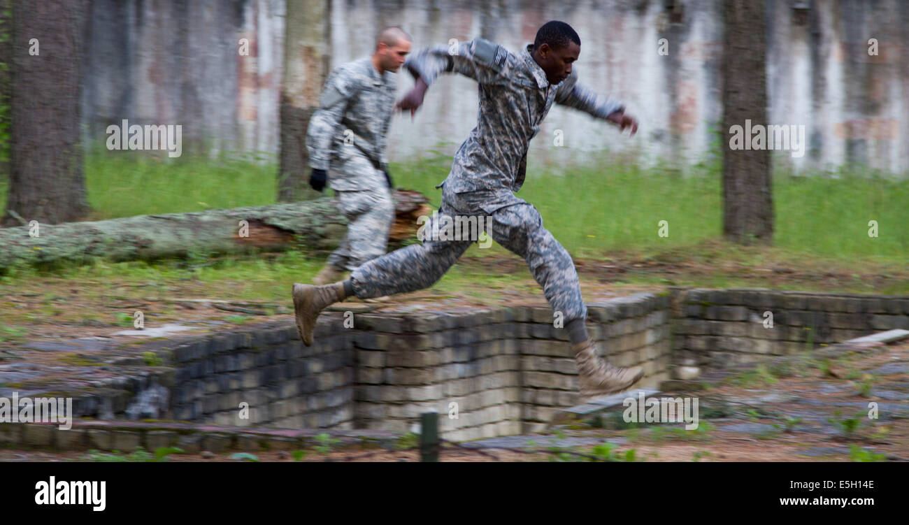 U.S. Army Pvt. Antonio Hall, a cavalry scout with the 1st Squadron ...