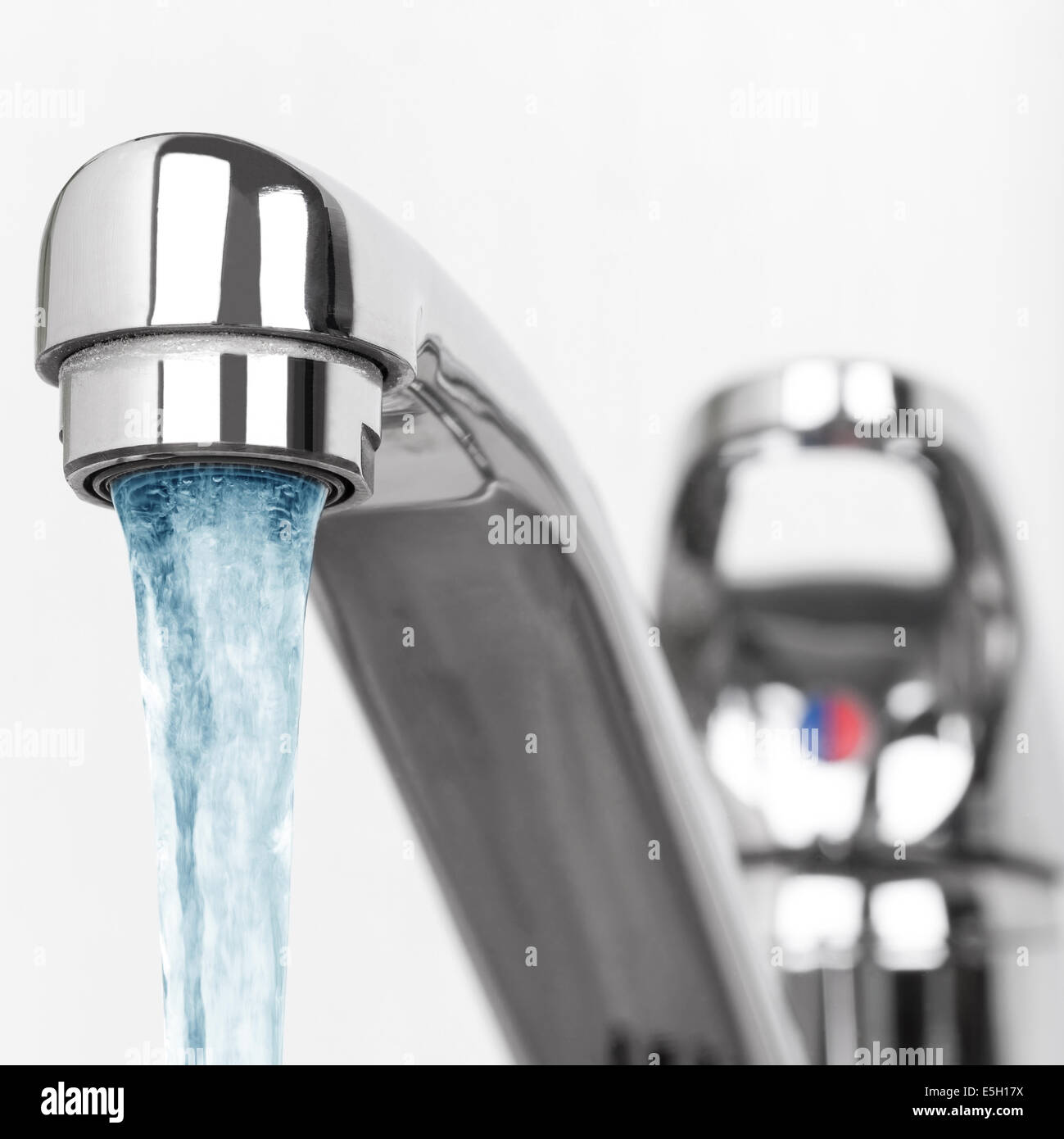 Faucet and water drop Stock Photo - Alamy