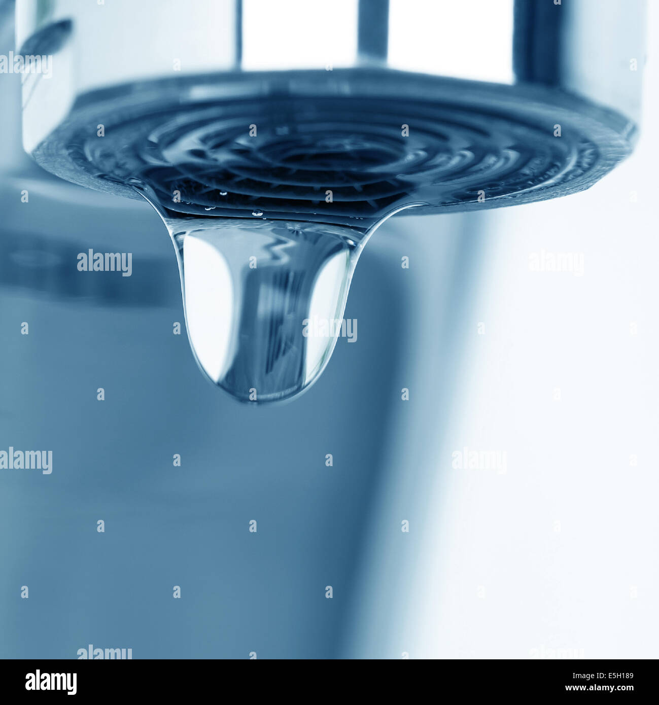 Faucet and water drop Stock Photo - Alamy