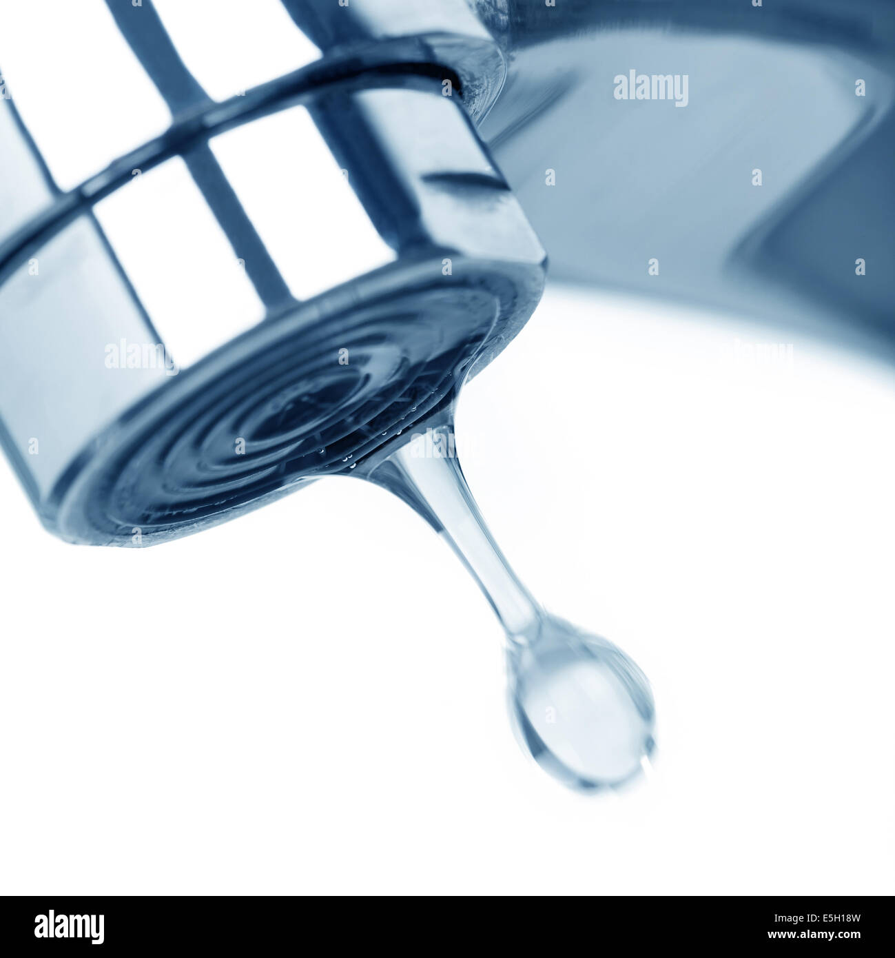 Faucet and water drop Stock Photo - Alamy