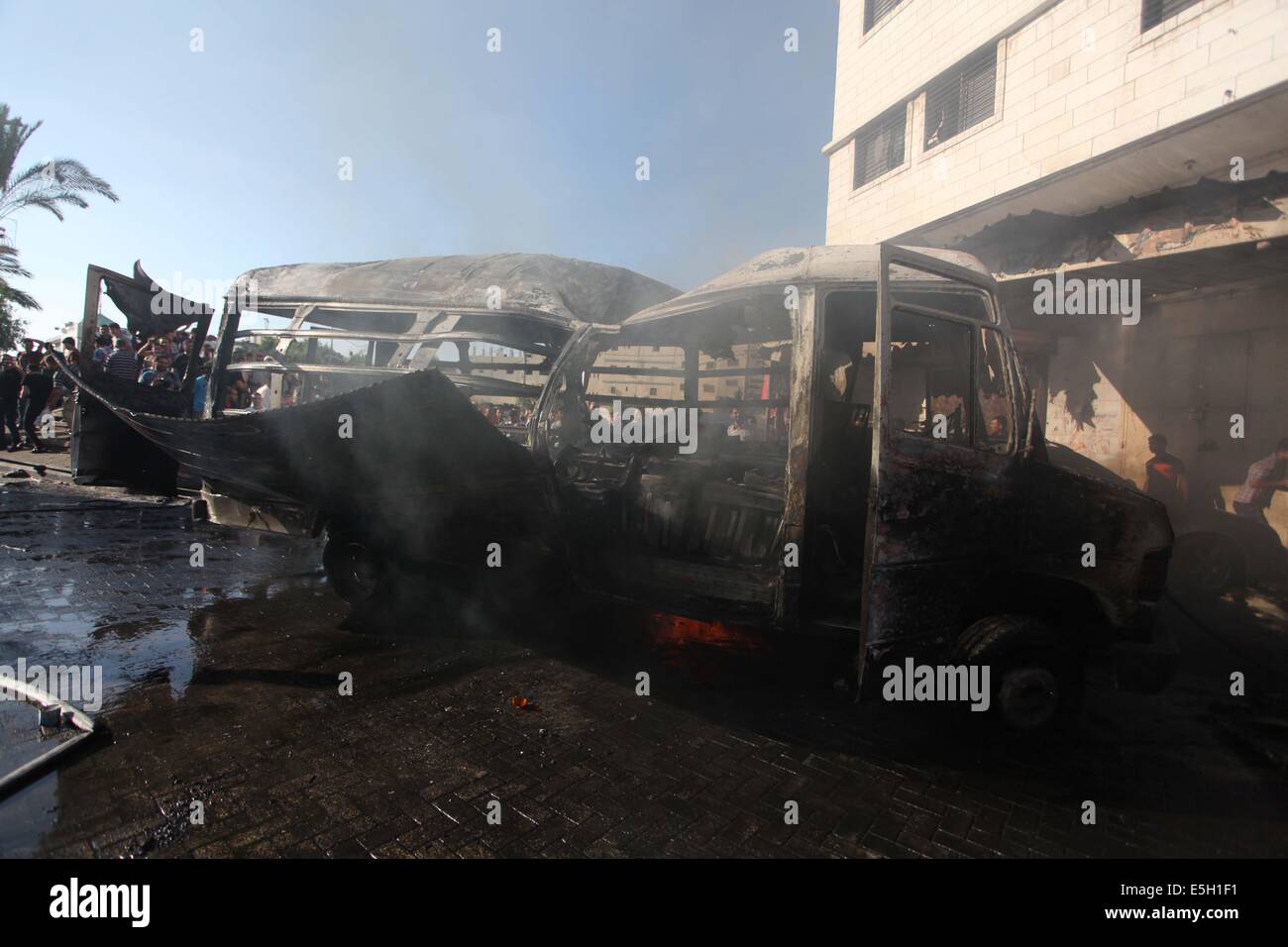 Gaza City, Gaza Strip, Palestinian Territory. 31st July, 2014 ...