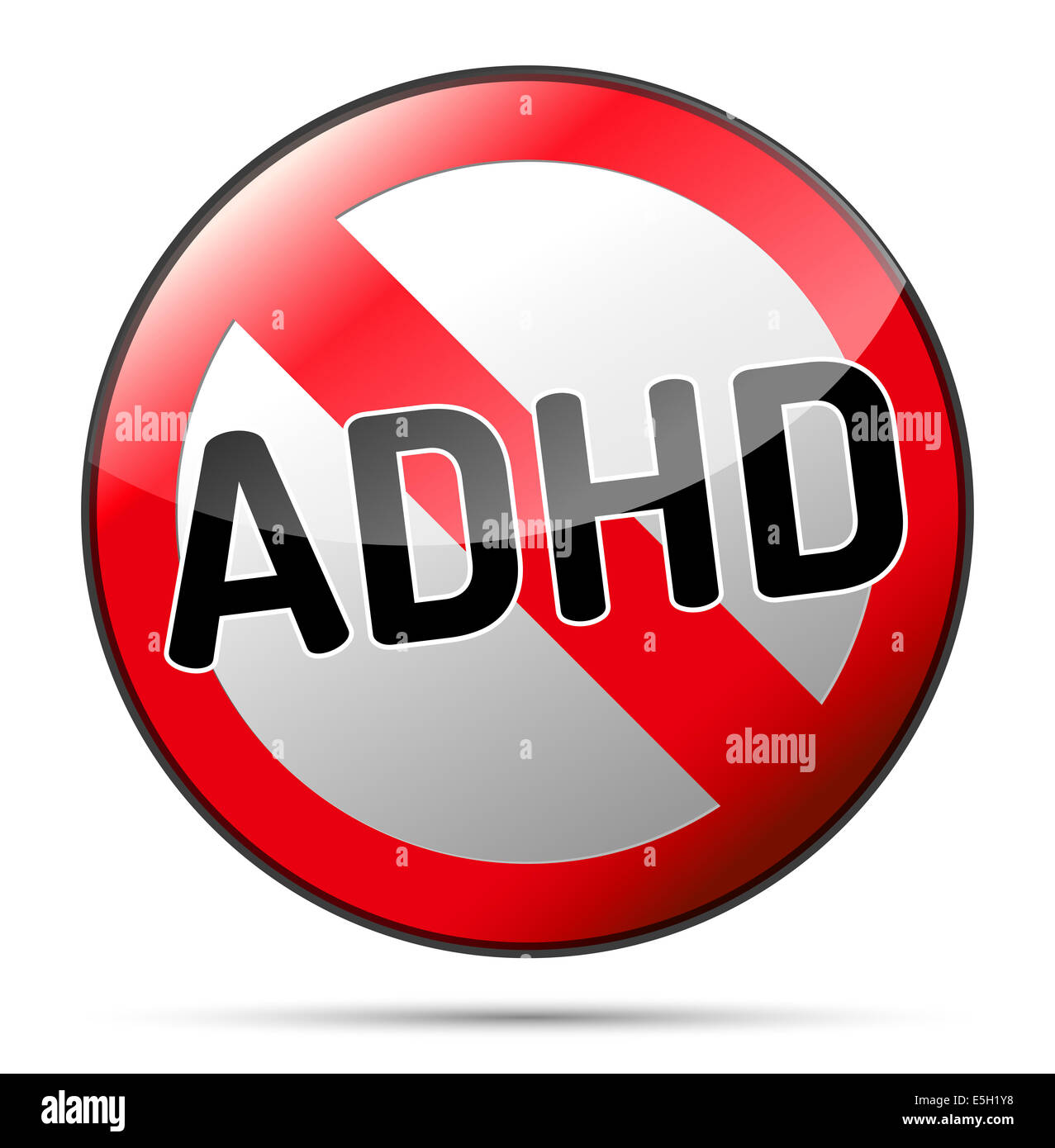 ADHD - Attention deficit hyperactivity disorder - isolated sign with ...