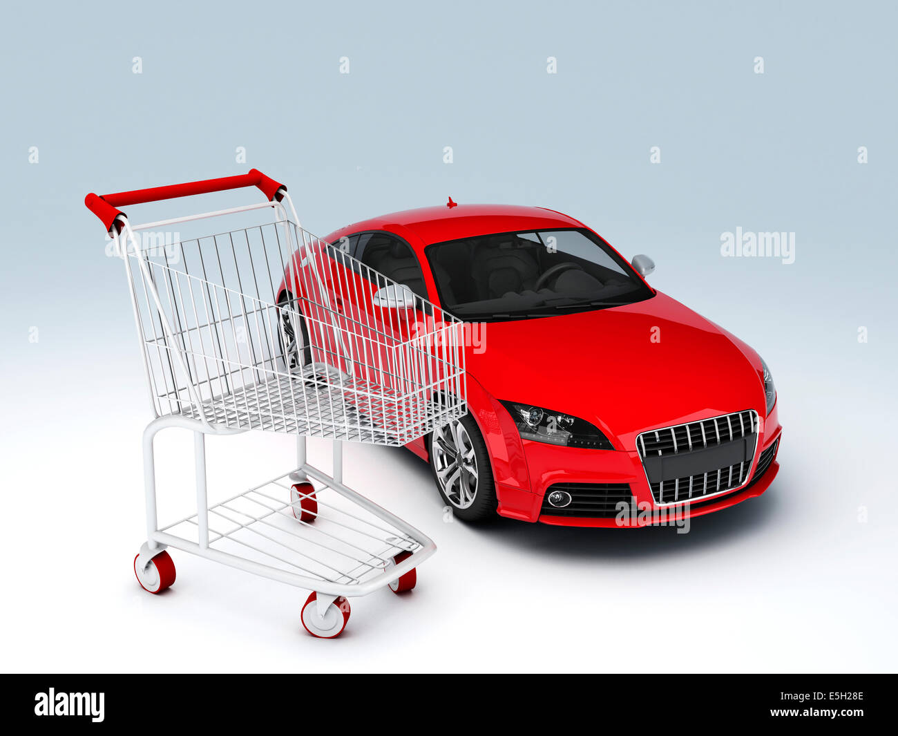 Shopping cart 3d hi-res stock photography and images - Alamy