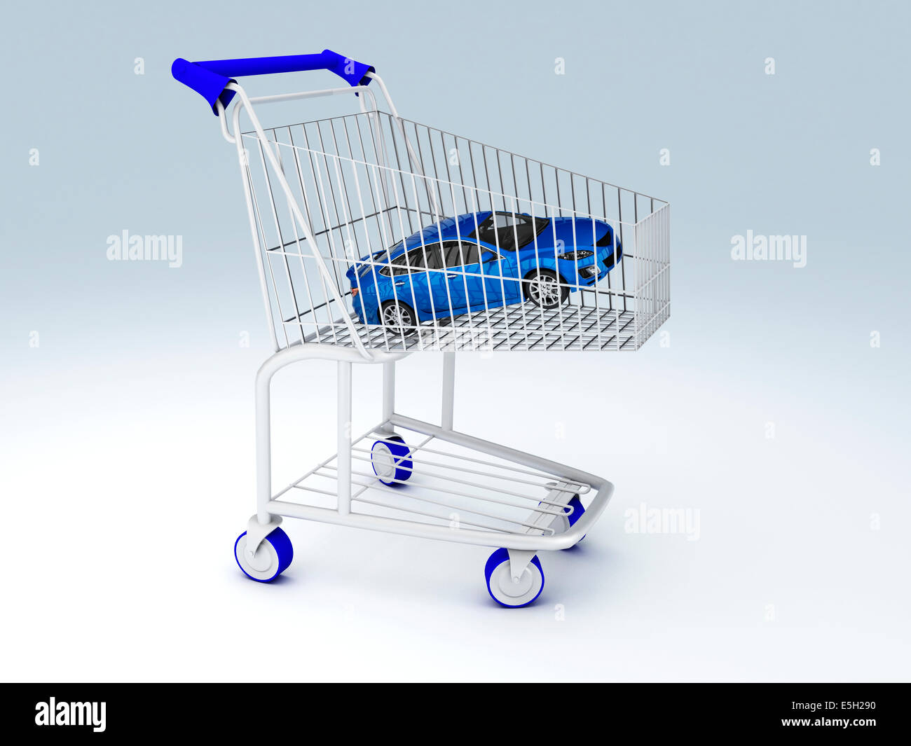 Shopping cart 3d hi-res stock photography and images - Alamy