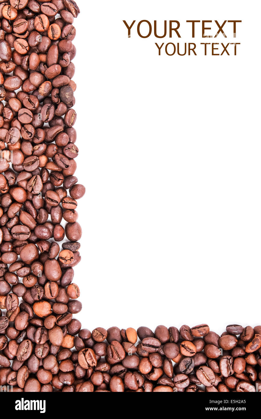 Frame of coffee beans Stock Photo - Alamy