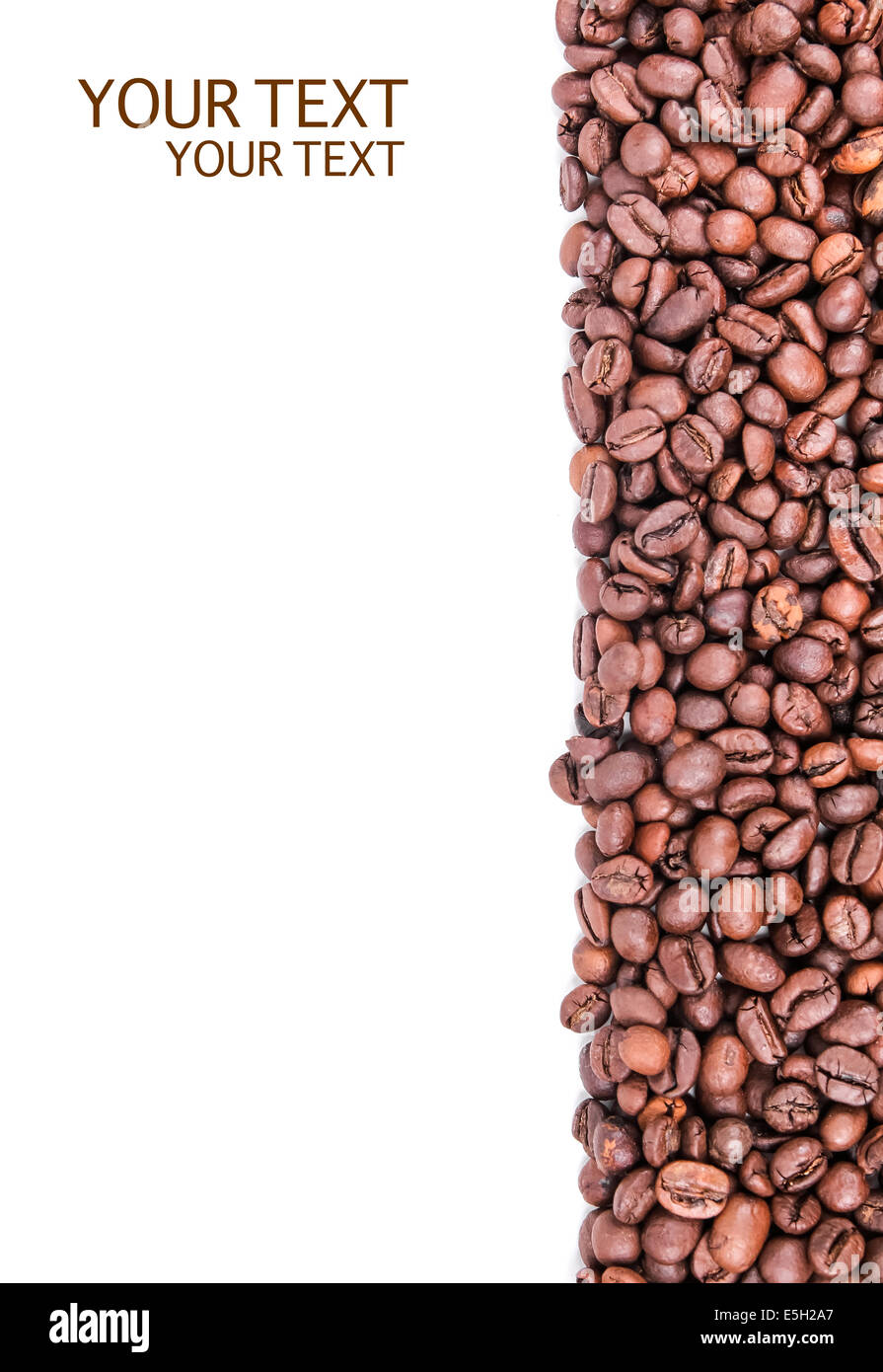 Frame of coffee beans Stock Photo - Alamy