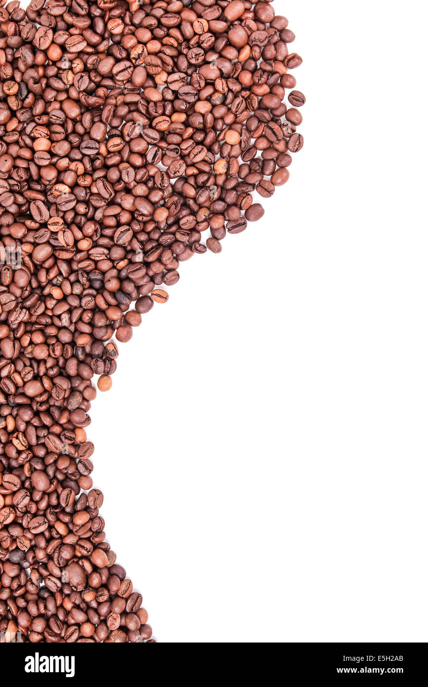 Frame of coffee beans Stock Photo - Alamy