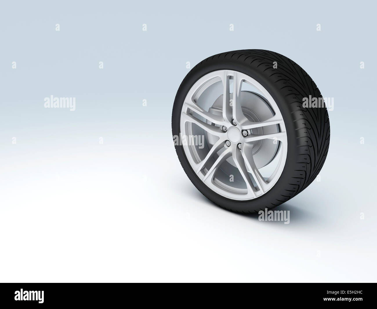Car Wheel. Concept design 3d illustration Stock Photo - Alamy