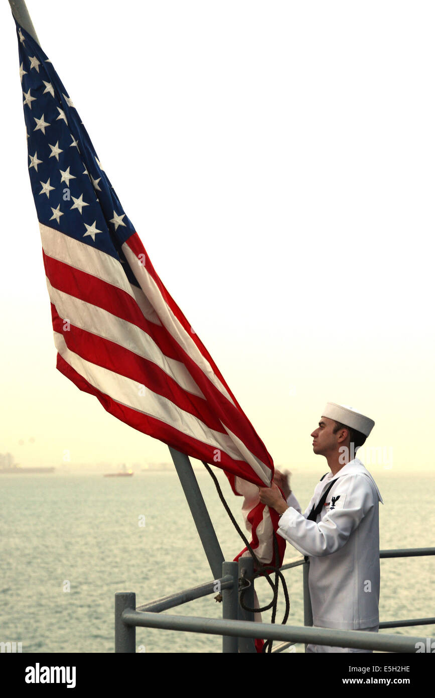 U.S. Navy Hospital Corpsman 3rd Class Dustin Letson conducts morning ...