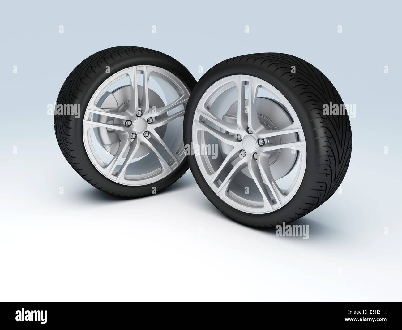 Car Wheel. Concept design 3d illustration Stock Photo - Alamy