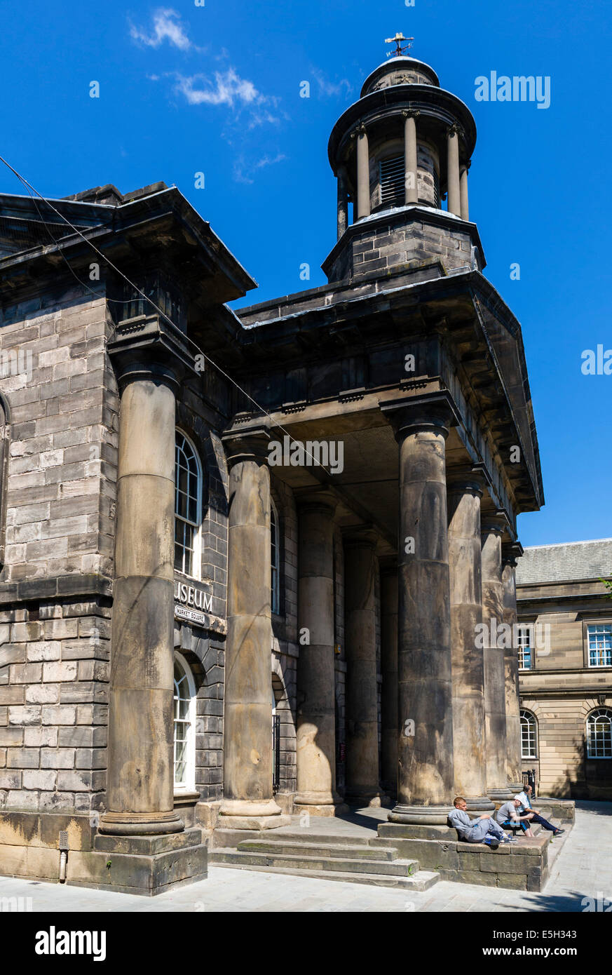 Museum in Market Square in the centre of Lancaster, Lancashire, UK ...