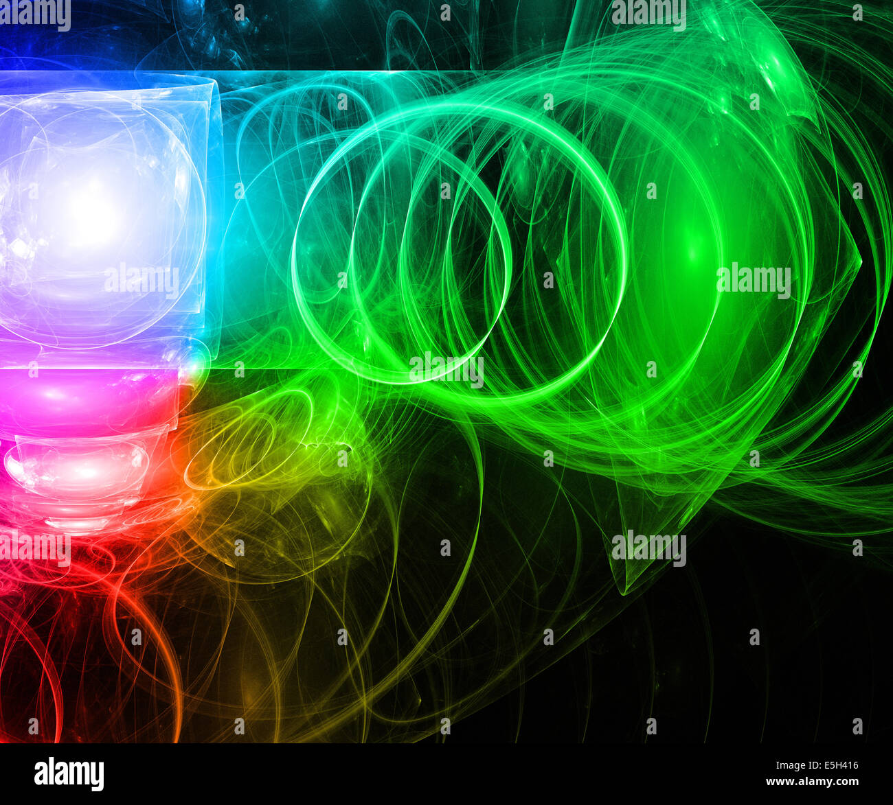 Laser light background Stock Photo - Alamy