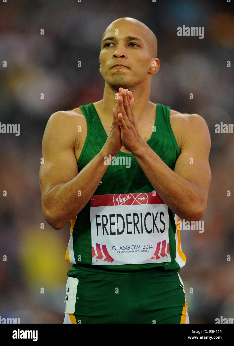 CORNEL FREDERICKS GOLD MEDAL W 400M HURDLES HAMPDEN PARK GLASGOW ...