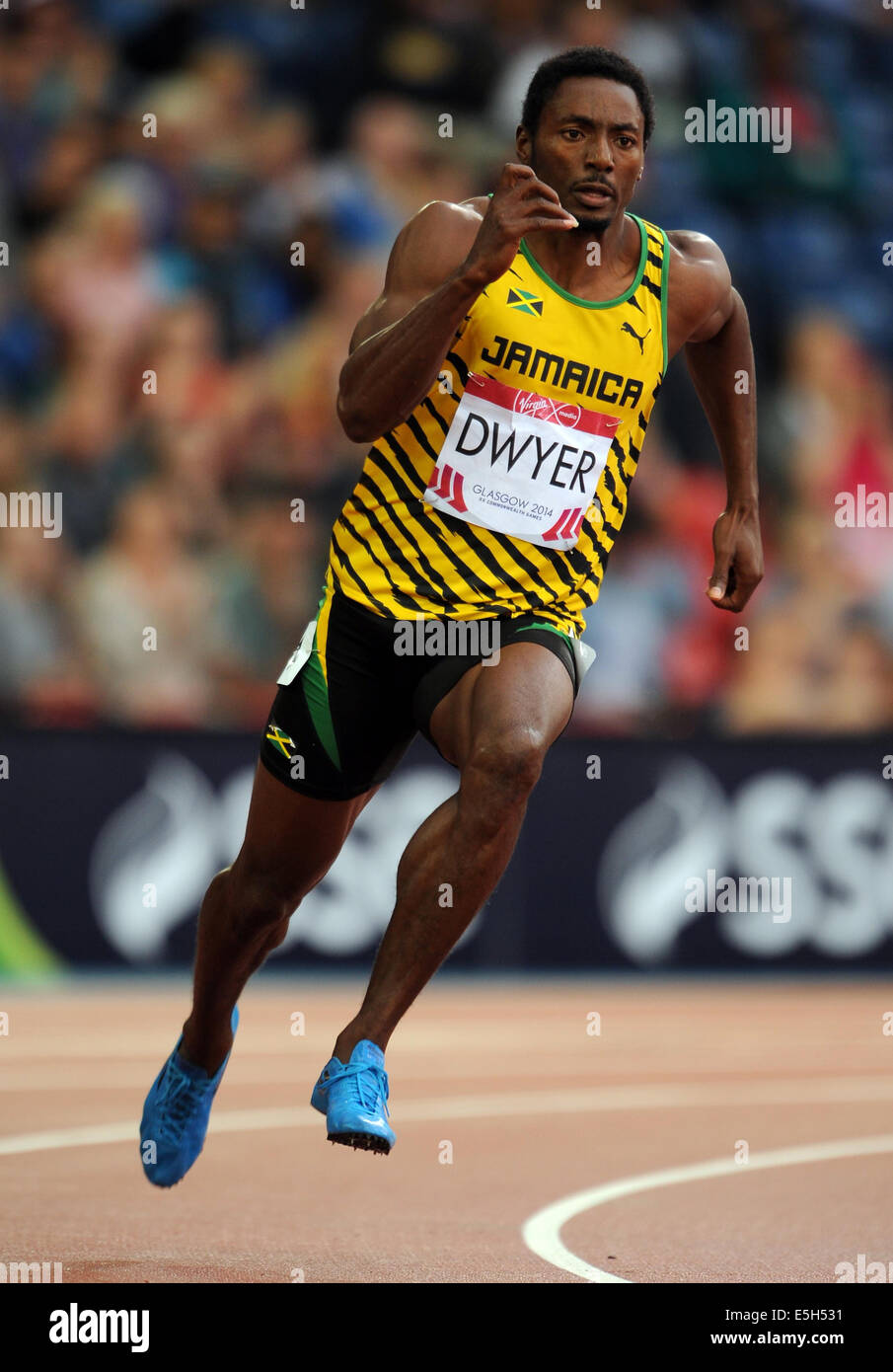 RASHEED DWYER JAMAICA HAMPDEN PARK GLASGOW SCOTLAND 31 July 2014 Stock Photo - Alamy