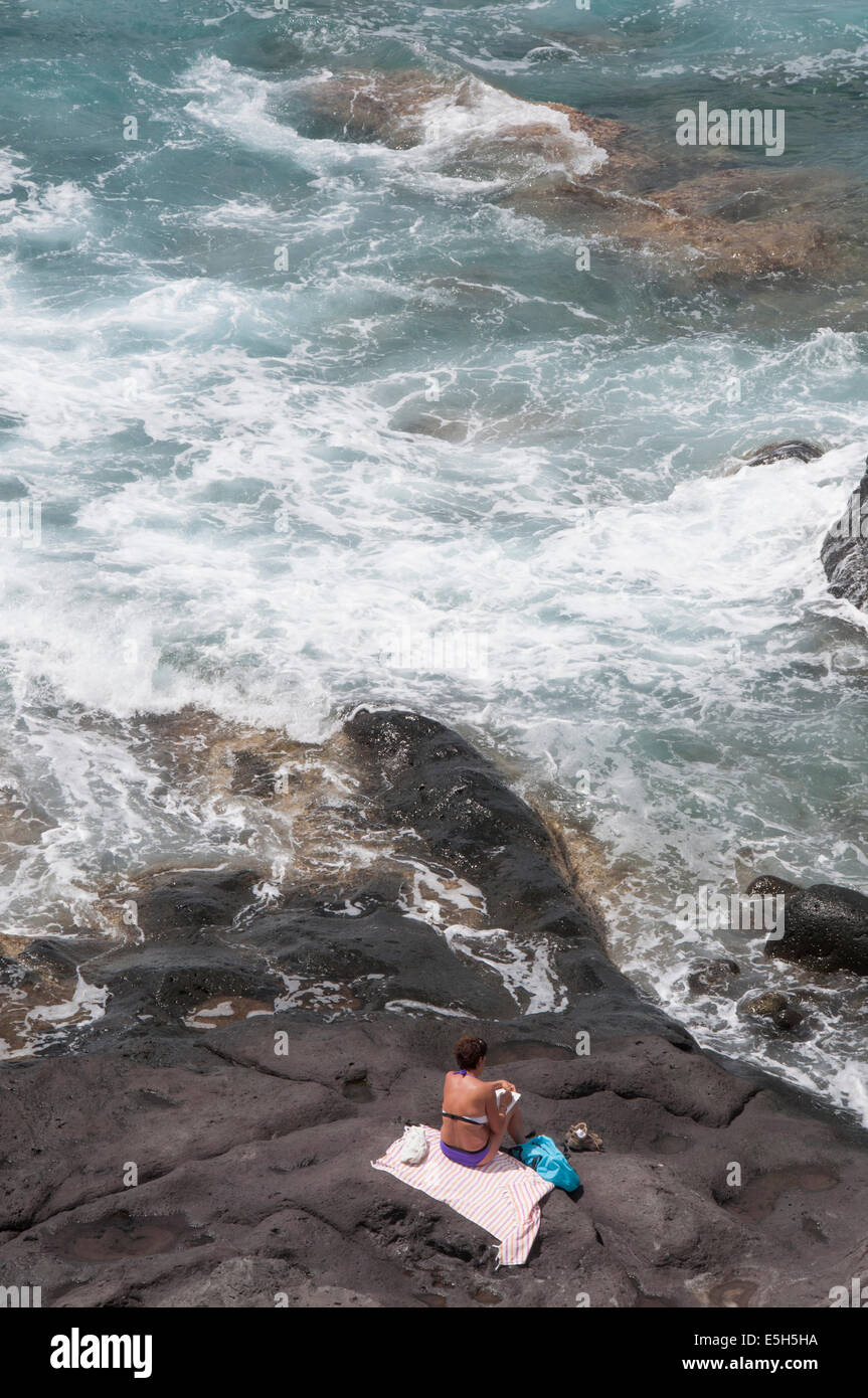 Stromboli, Ginostra, Lazzaro beach, Aeolian islands, Messina, Sicily ...