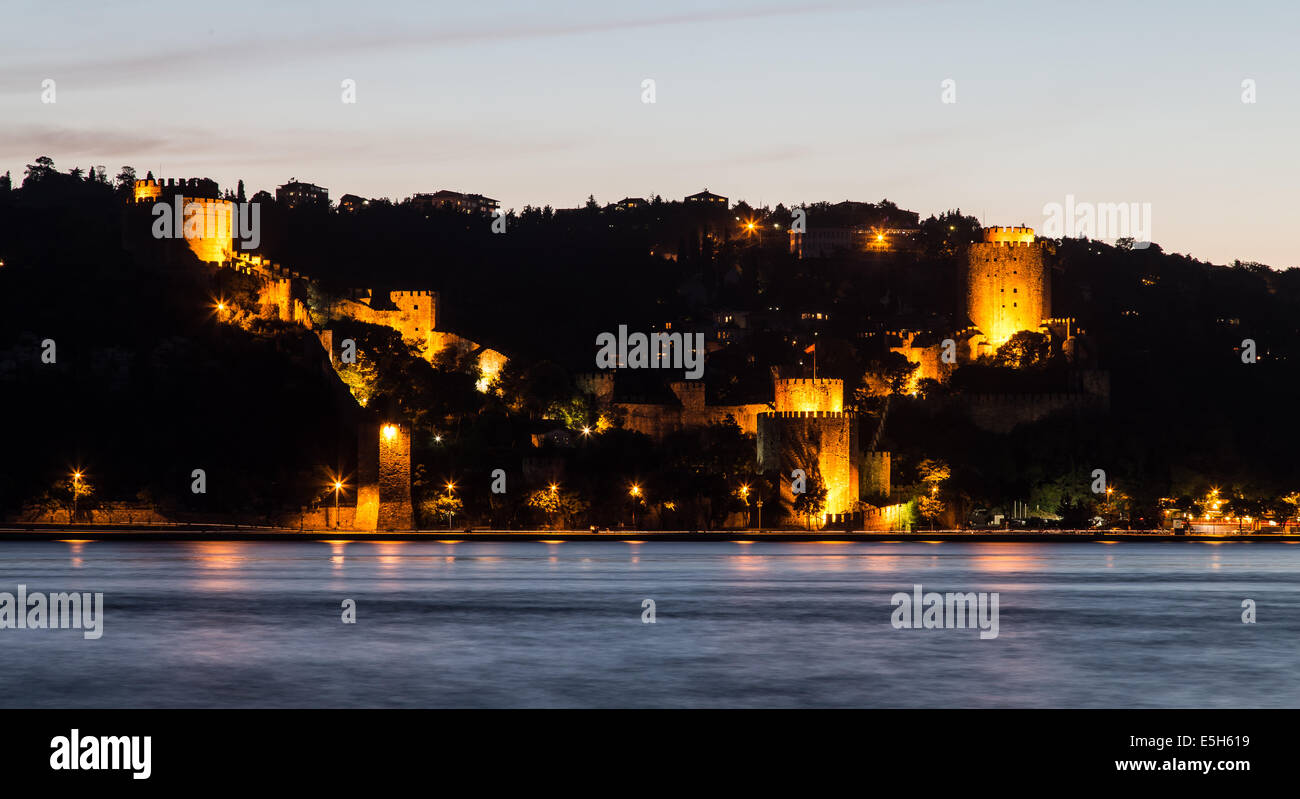 Rumelian Castle in Istanbul City, Turkey Stock Photo - Alamy