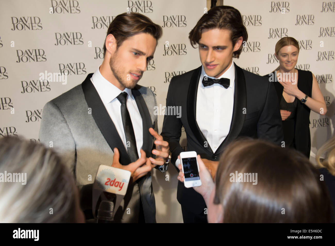 Sydney, Australia. 30th July, 2014. (L-R) Zac and Jordan Stenmark ...