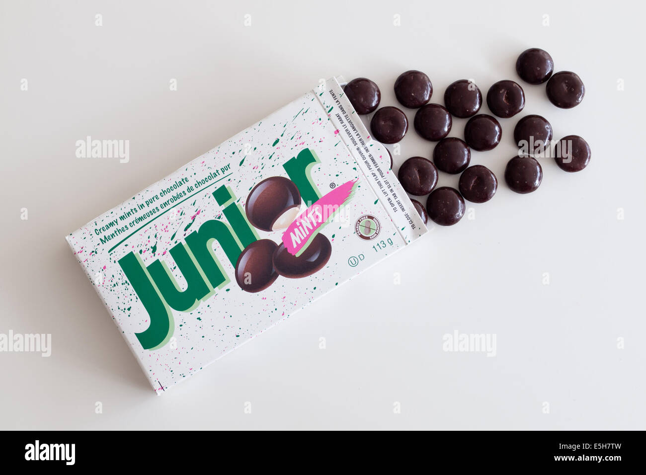 A box of Junior Mints candy Stock Photo - Alamy
