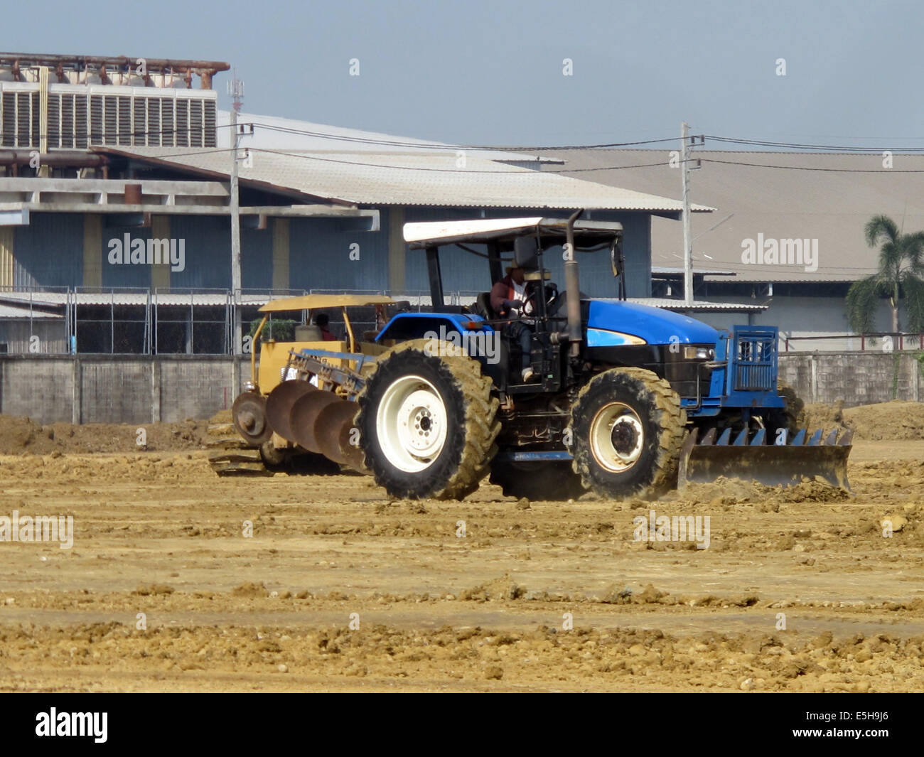 Machine on Land for Building Business construction Site at Thailand ...