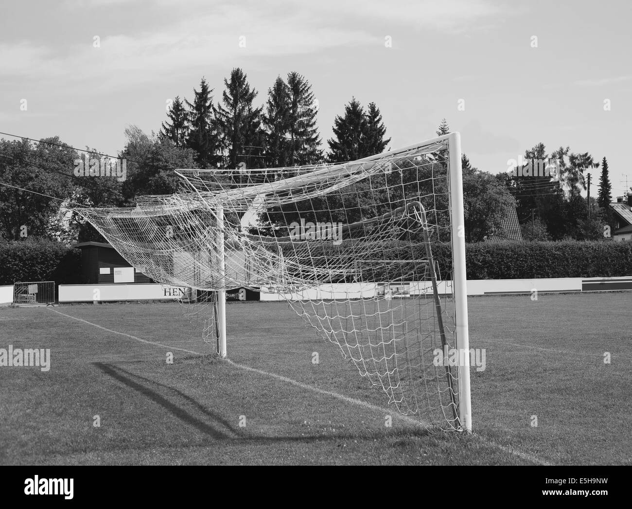 Football match Black and White Stock Photos & Images - Alamy