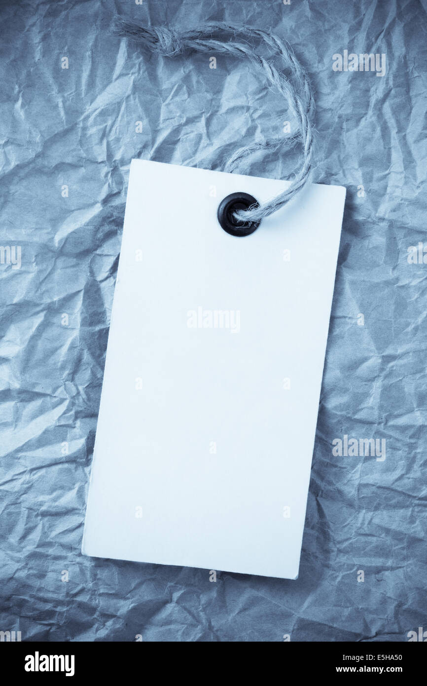 price tag label at paper texture Stock Photo - Alamy