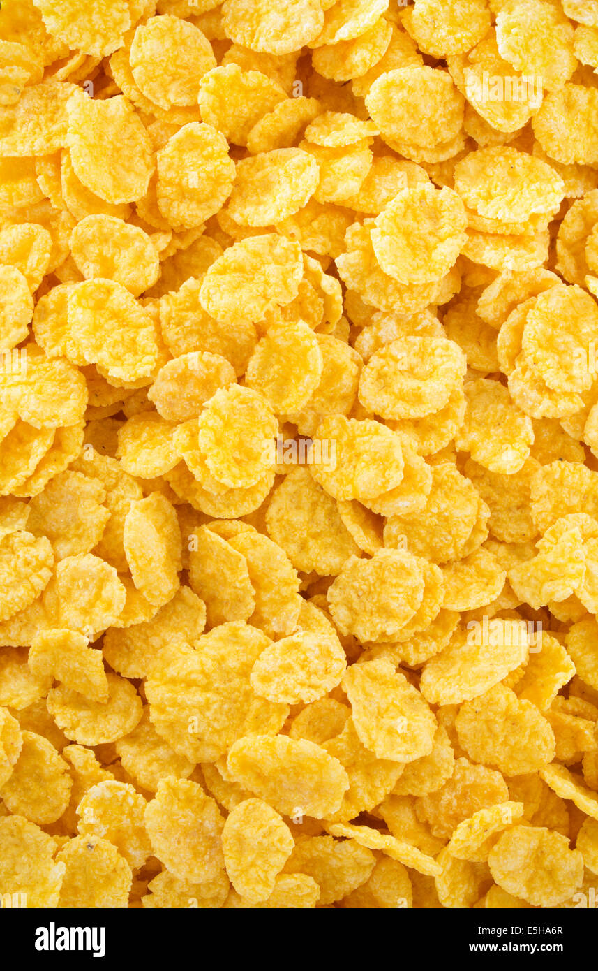 corn flakes as background texture Stock Photo - Alamy