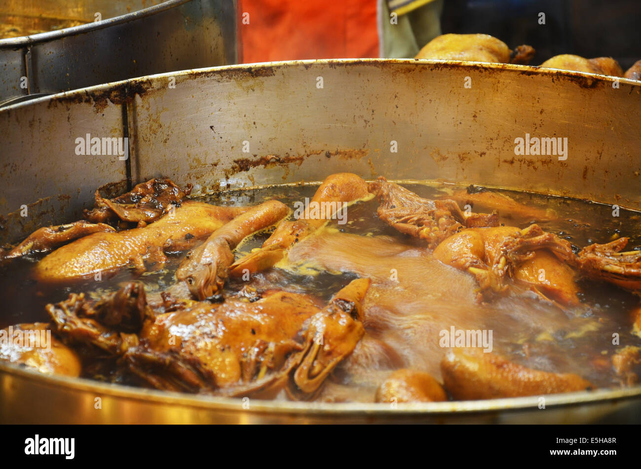 Cooking pot-stewed duck Stock Photo - Alamy