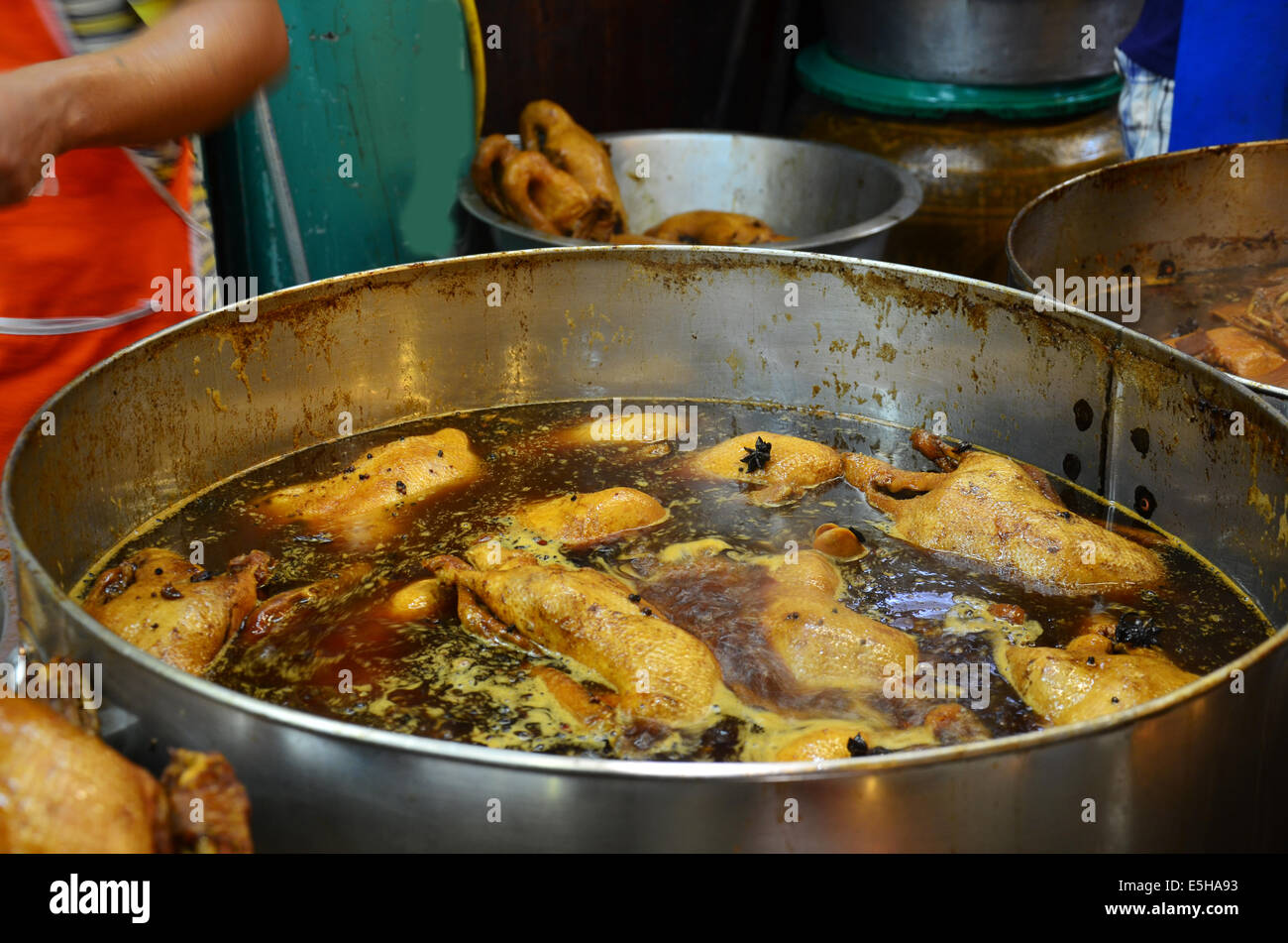 Cooking pot-stewed duck Stock Photo - Alamy