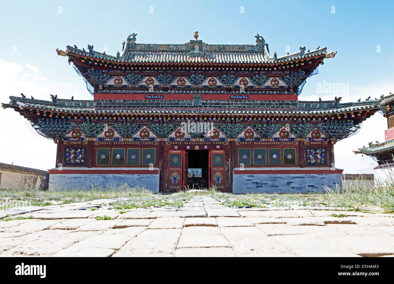 West Temple in the Erdene Zuu Monastery, Karakorum, Kharkhorin ...