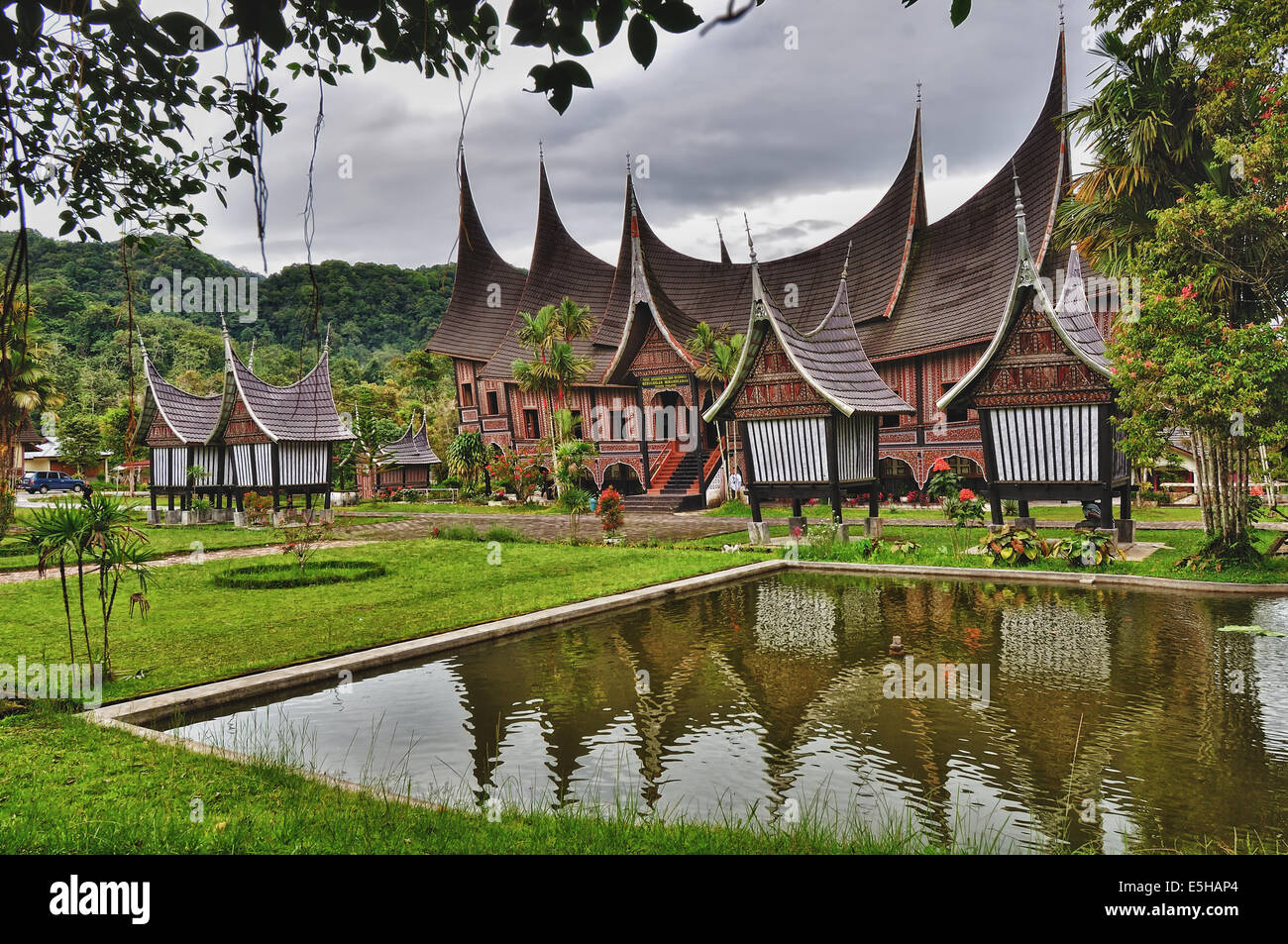 Minangkabau traditional house in Minangkabau belongs to every in the ...