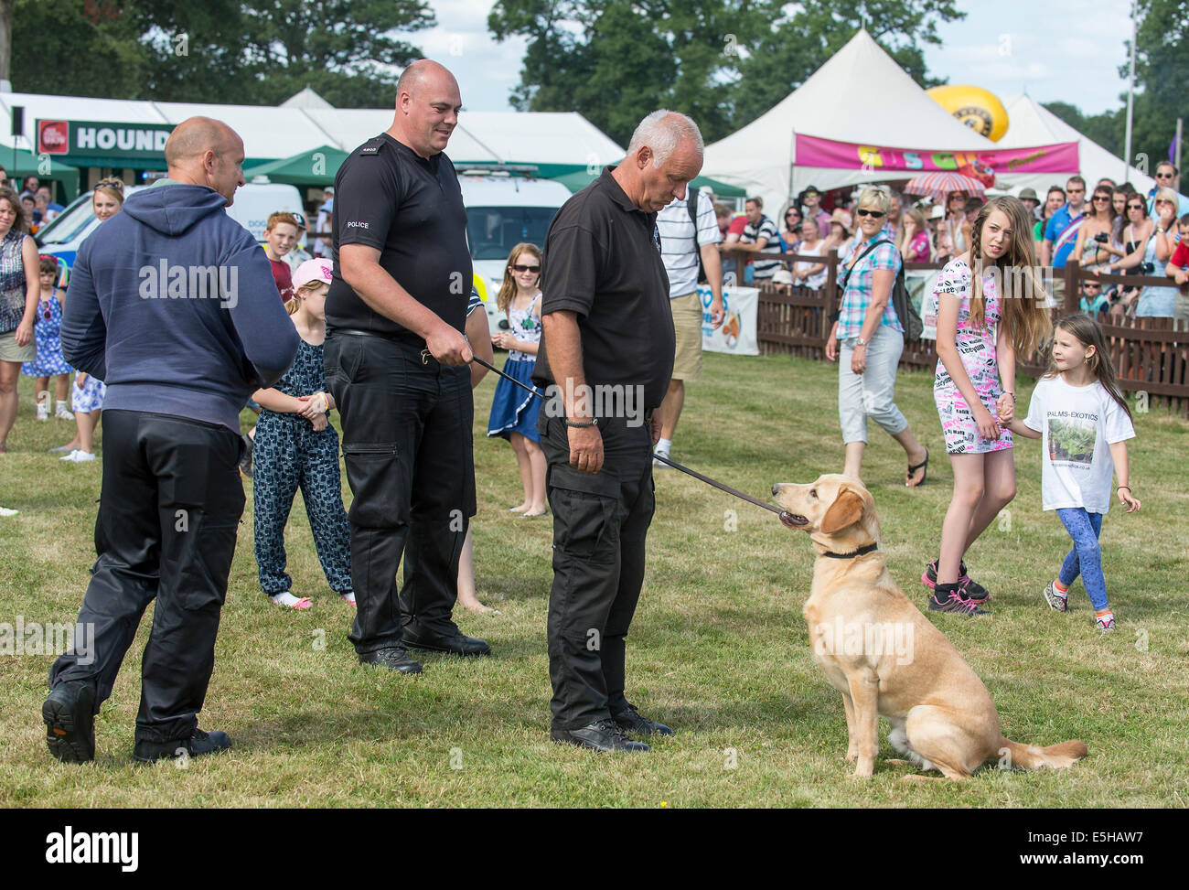 Police Dog display during the 'New Forest & Hampshire County Show 2014 ...
