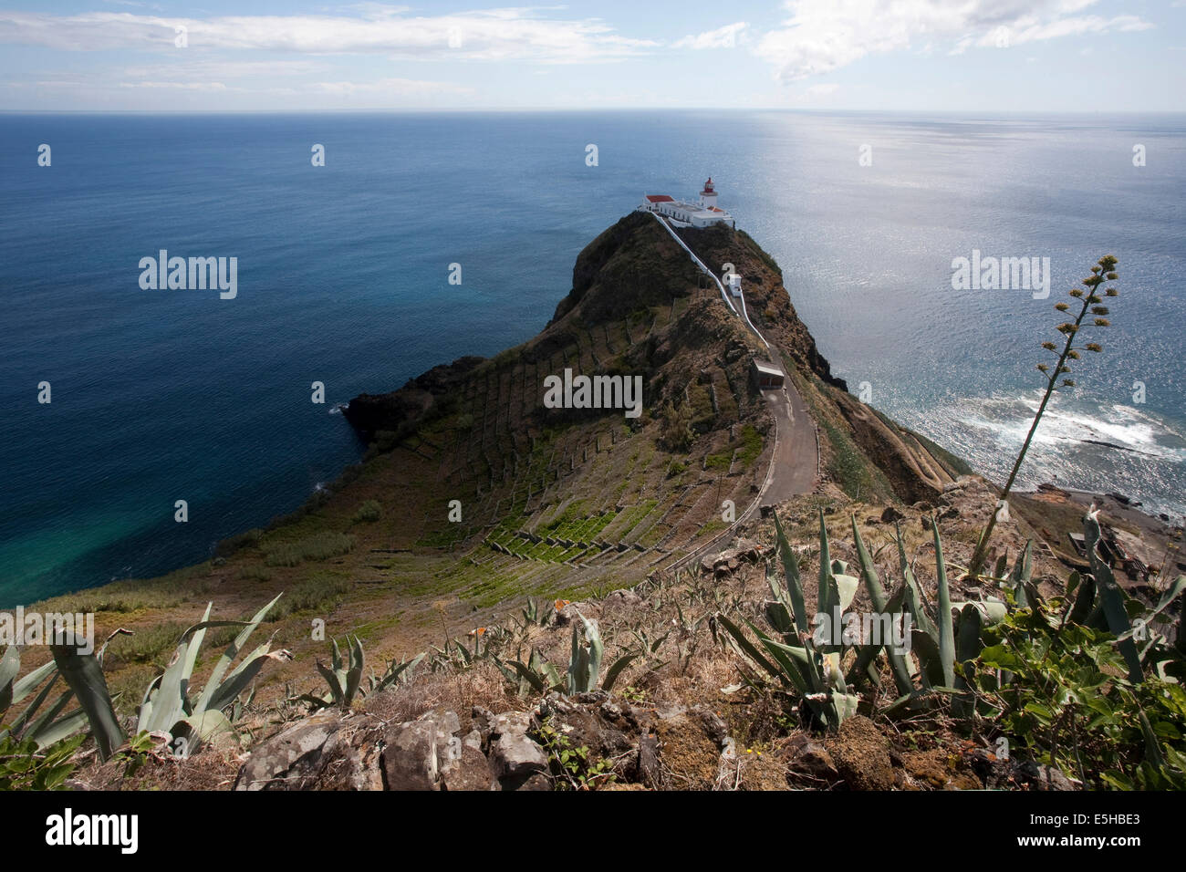 Azores lighthouse, Maia, Santa Maria, Azores, Portugal Stock Photo - Alamy