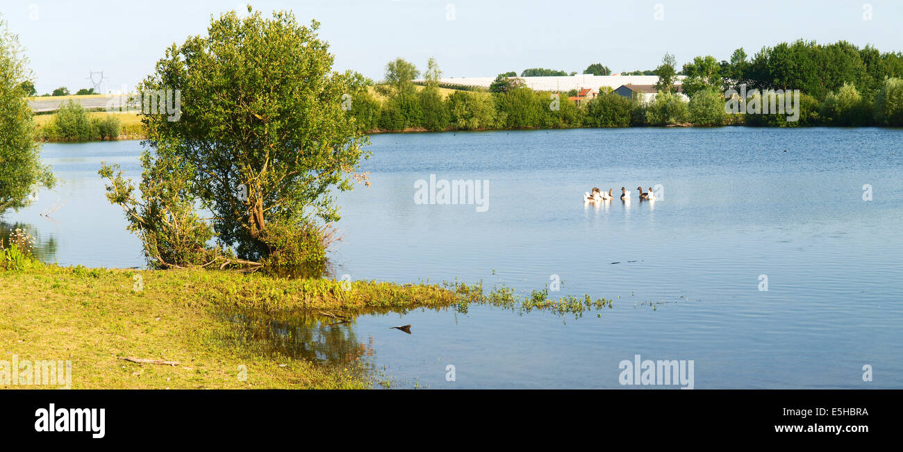 France: Along the route of the castles on the Loire River Stock Photo ...
