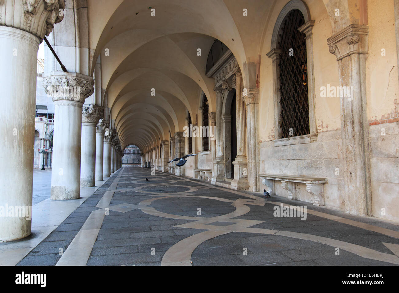 Doge's Palace Arcade Stock Photo - Alamy