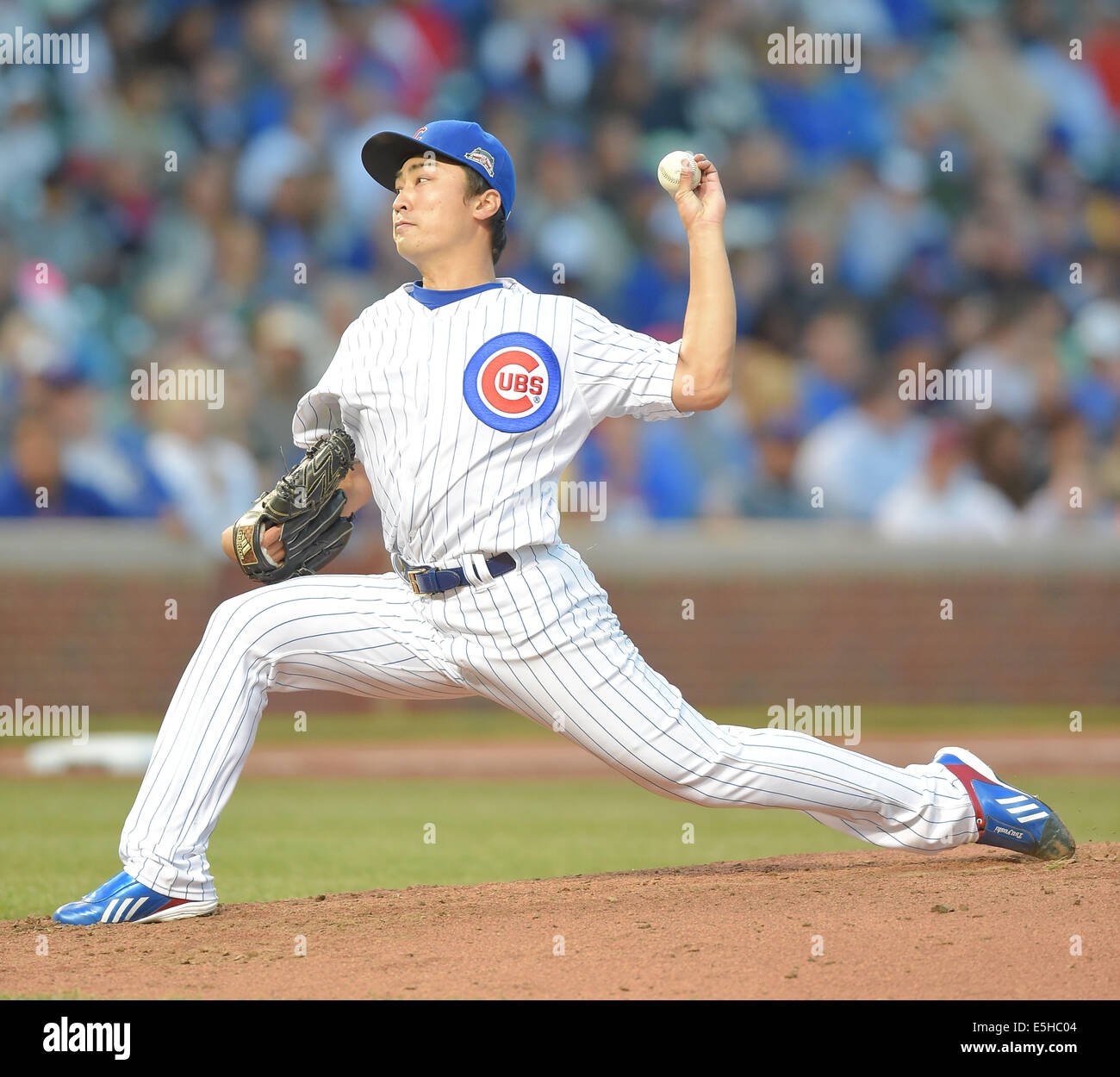 Chicago, USA. 28th July, 2014. Tsuyoshi Wada (Cubs) MLB : Chicago Cubs ...