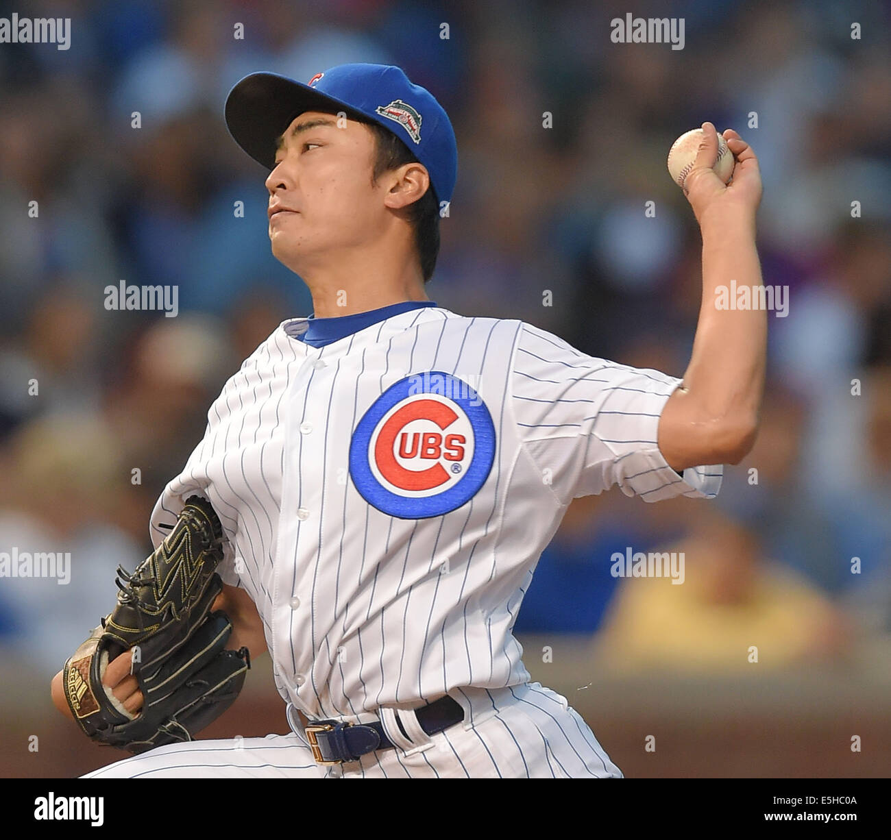 Chicago, USA. 28th July, 2014. Tsuyoshi Wada (Cubs) MLB : Chicago Cubs ...