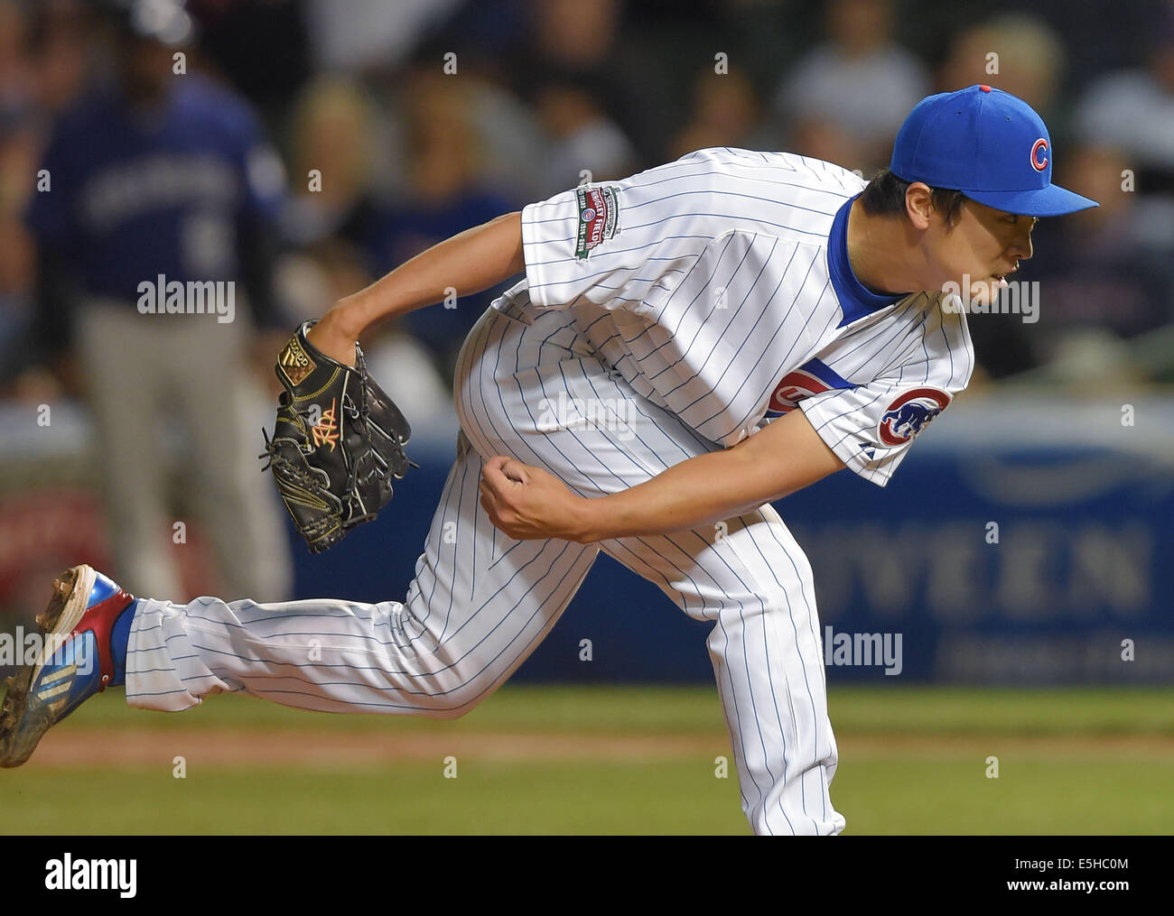 Chicago, USA. 28th July, 2014. Tsuyoshi Wada (Cubs) MLB : Chicago Cubs ...