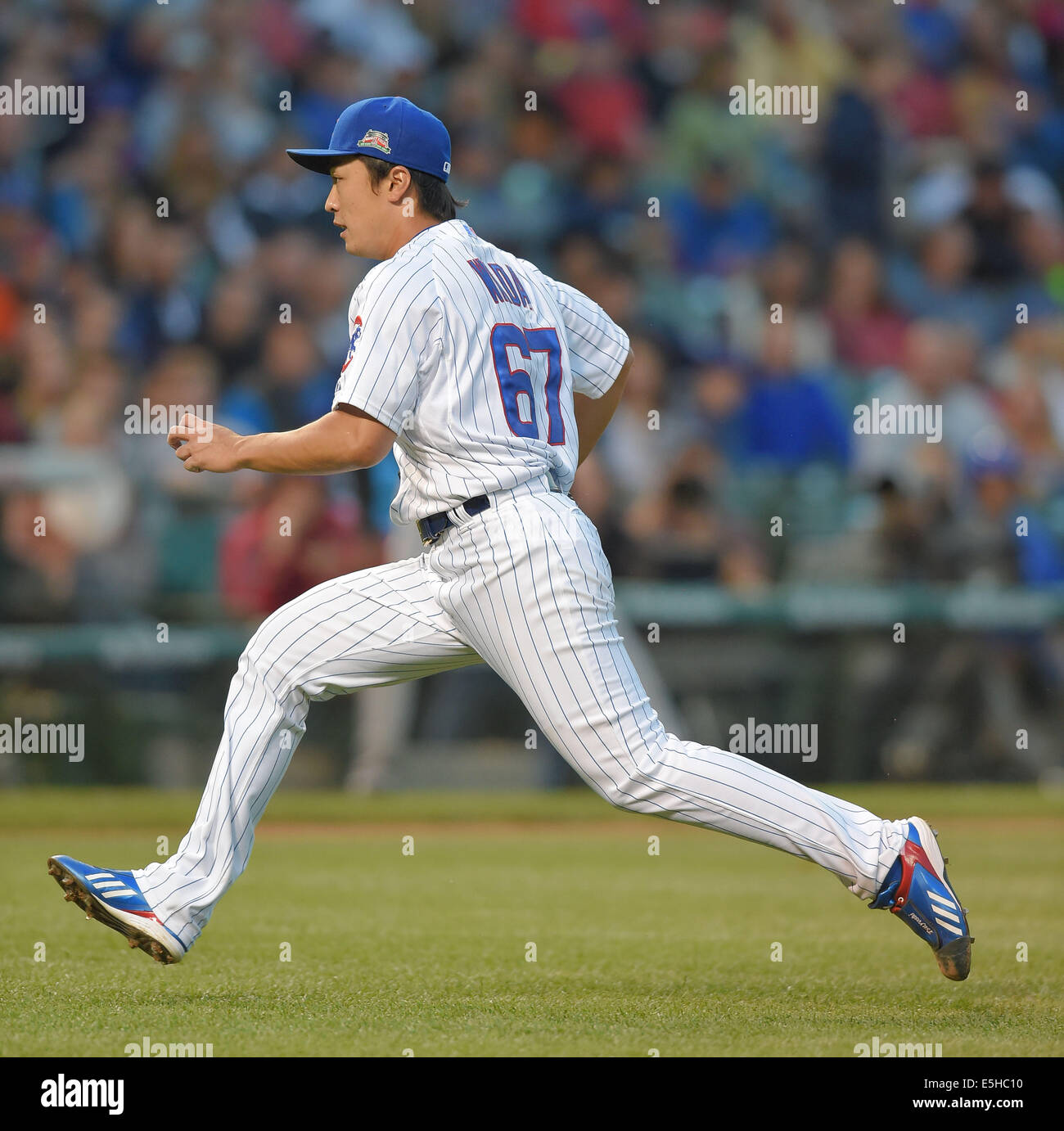 Chicago, USA. 28th July, 2014. Tsuyoshi Wada (Cubs) MLB : Chicago Cubs ...